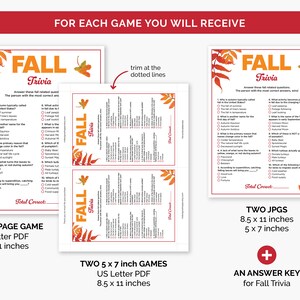 Fall Games Bundle, Printable Autumn Games for Kids, Teens, and Adults ...