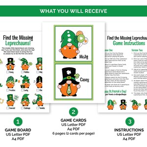 St. Patrick's Day Scavenger Hunt, Printable Find the Missing ...