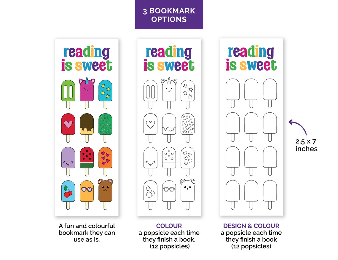 Summer Reading Tracker for Kids, Printable Book Tracker and Colouring ...