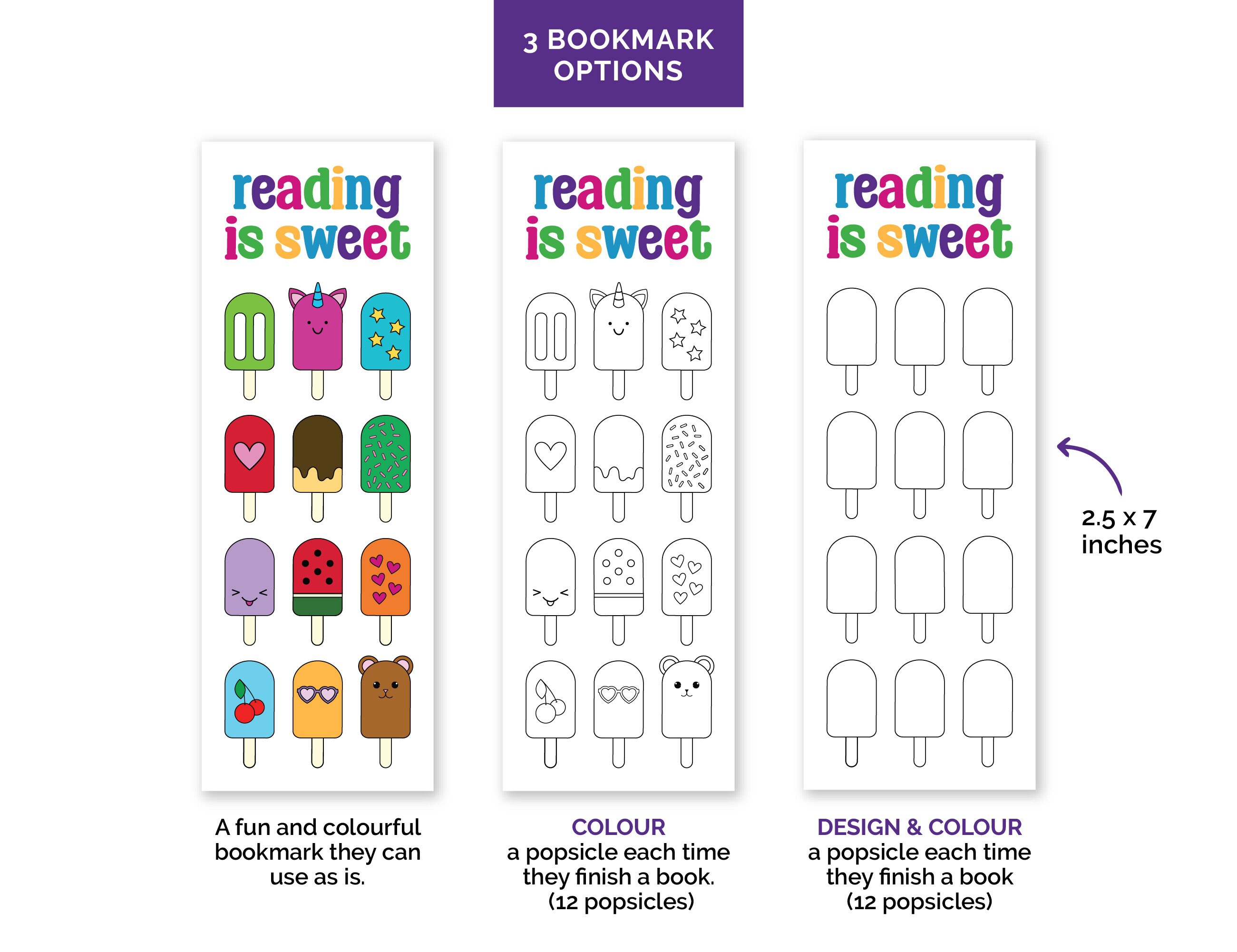 Summer Reading Tracker for Kids, Printable Book Tracker and Colouring ...