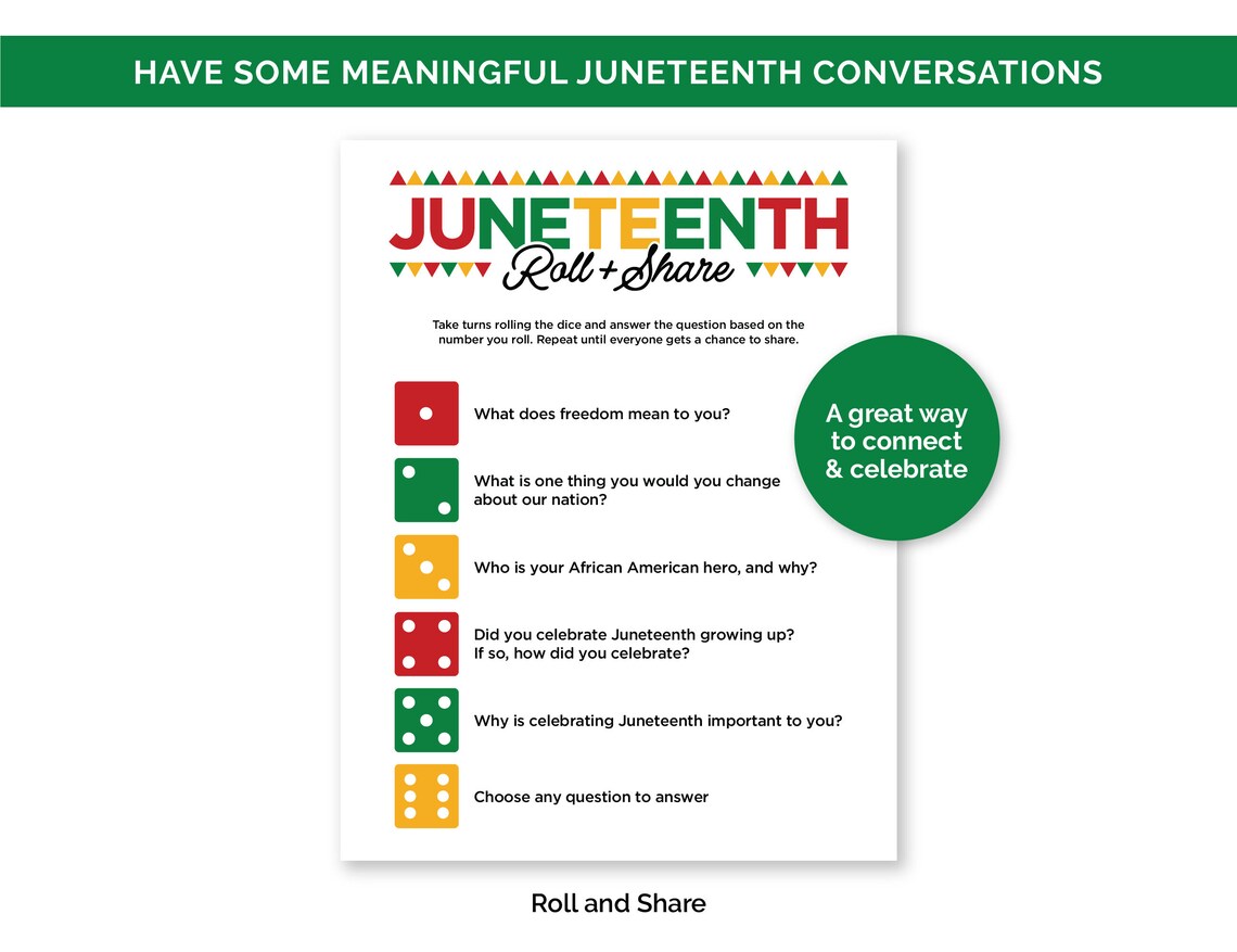 Juneteenth Games, Printable Game Bundle for Family or Classroom ...