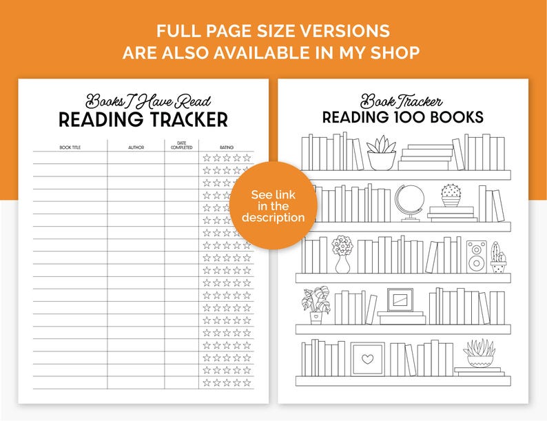 Reading Tracker Bookmarks, Printable Reading List Bookmark With ...