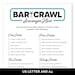 Bar Crawl Scavenger Hunt, Printable Bar Scavenger Hunt for Adults, Bar ...