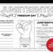 Juneteenth Kids Coloring and Activities Page Printable Kids - Etsy