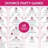 Breakup Party Games Bundle Printable Breakup Games Divorce Newly Single ...