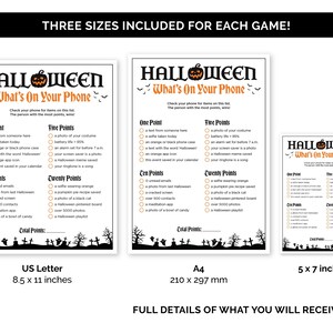 Halloween Party Games for Adults, Printable Games Bundle for a ...