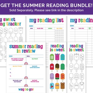 Summer Reading Tracker for Kids, Printable Book Tracker and Colouring ...