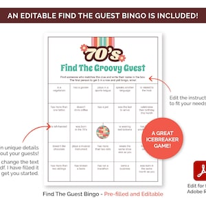 70s Party Games, Printable Games Bundle for a Retro 70s Theme Party ...