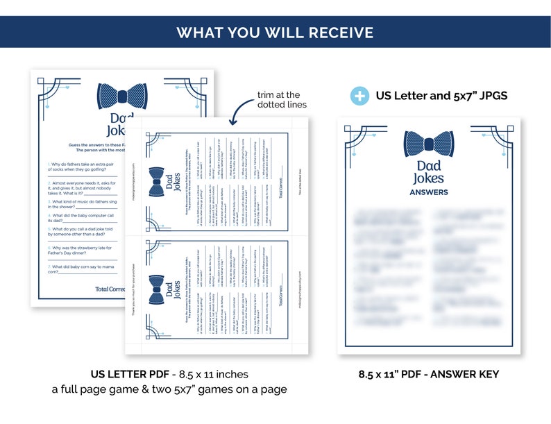 Father's Day Riddles, Printable Dad Jokes for a Father's Day Party, Fun ...