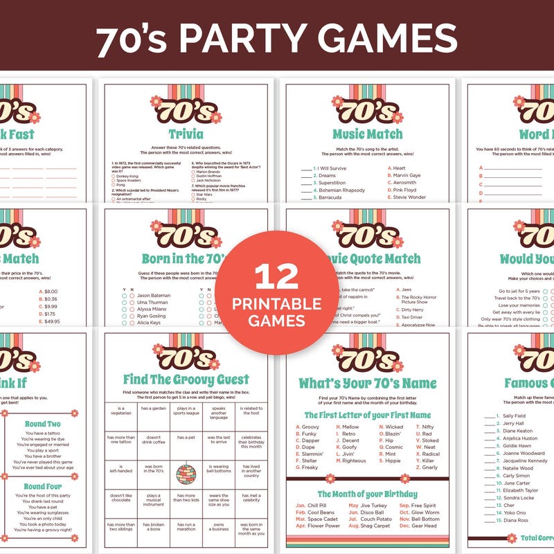 70s Games - Etsy