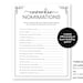 Coworker Nominations, Printable Team-building Game for a Work Party ...