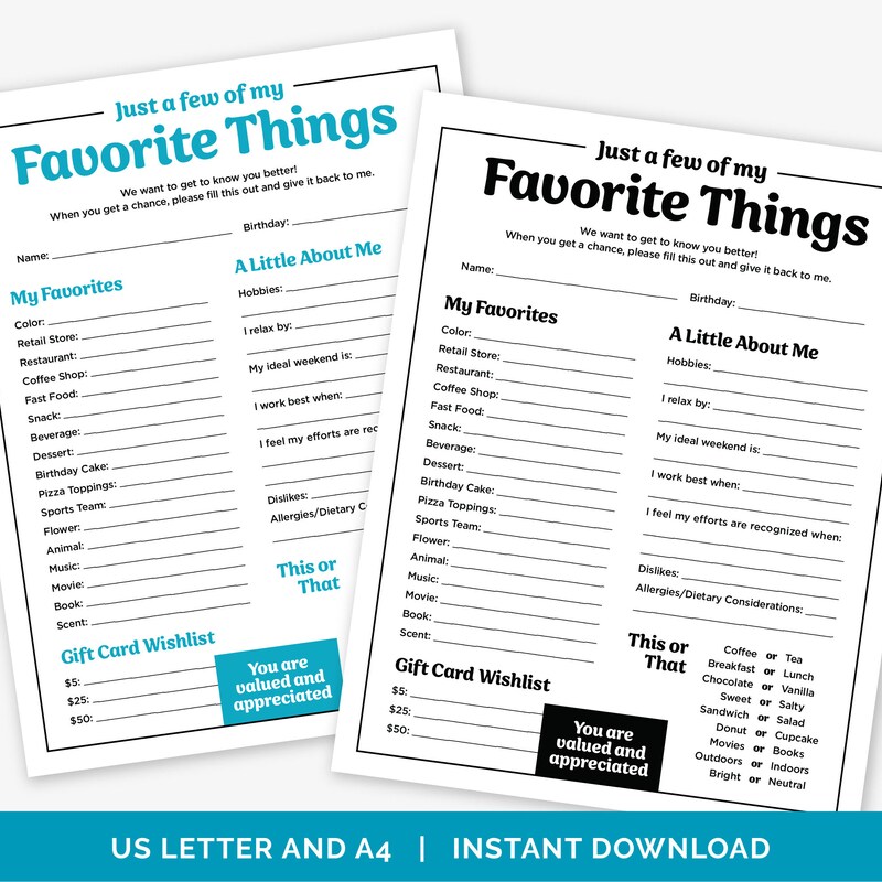 Favorite Things - Etsy