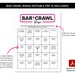 Bar Crawl Games Bundle, Printable Bar Hopping Games for a Birthday Bar ...