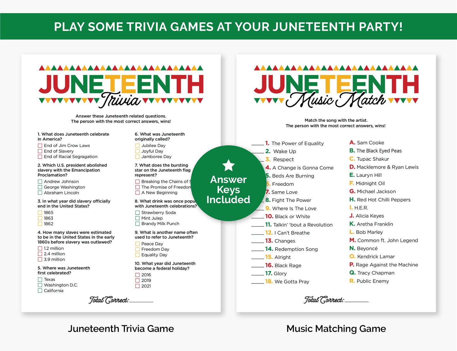 Juneteenth Games Printable Game Bundle for Family or - Etsy Juneteenth Games Printable Game Bundle for Family or - Etsy