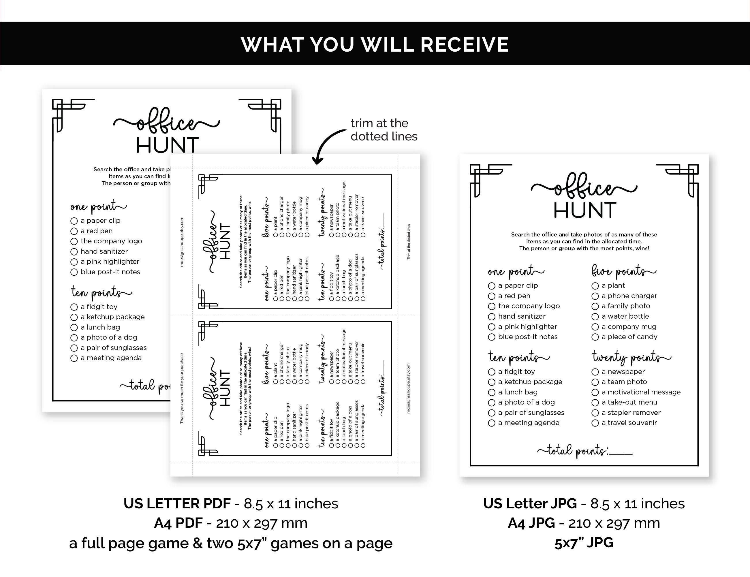 Office Scavenger Hunt Printable Photo Scavenger Hunt For An Office Party Around The Office