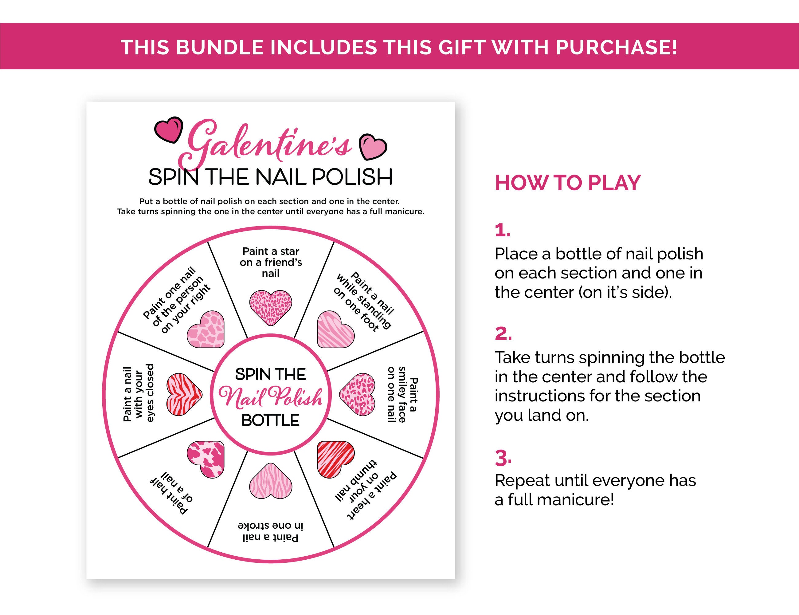 Galentine's Games for Teens, Printable Valentine's Day Games Bundle for ...