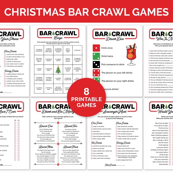 Christmas Pub Crawl - Etsy