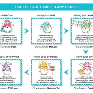 Easter Scavenger Hunt for Kids, Printable Indoor Easter Treasure Hunt ...