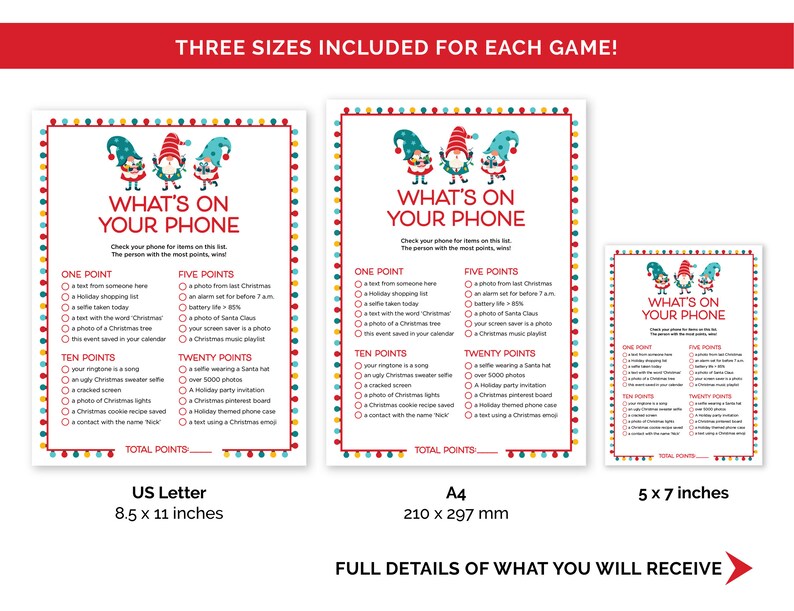 Christmas Games Bundle, Printable Christmas Games for Families, Holiday ...