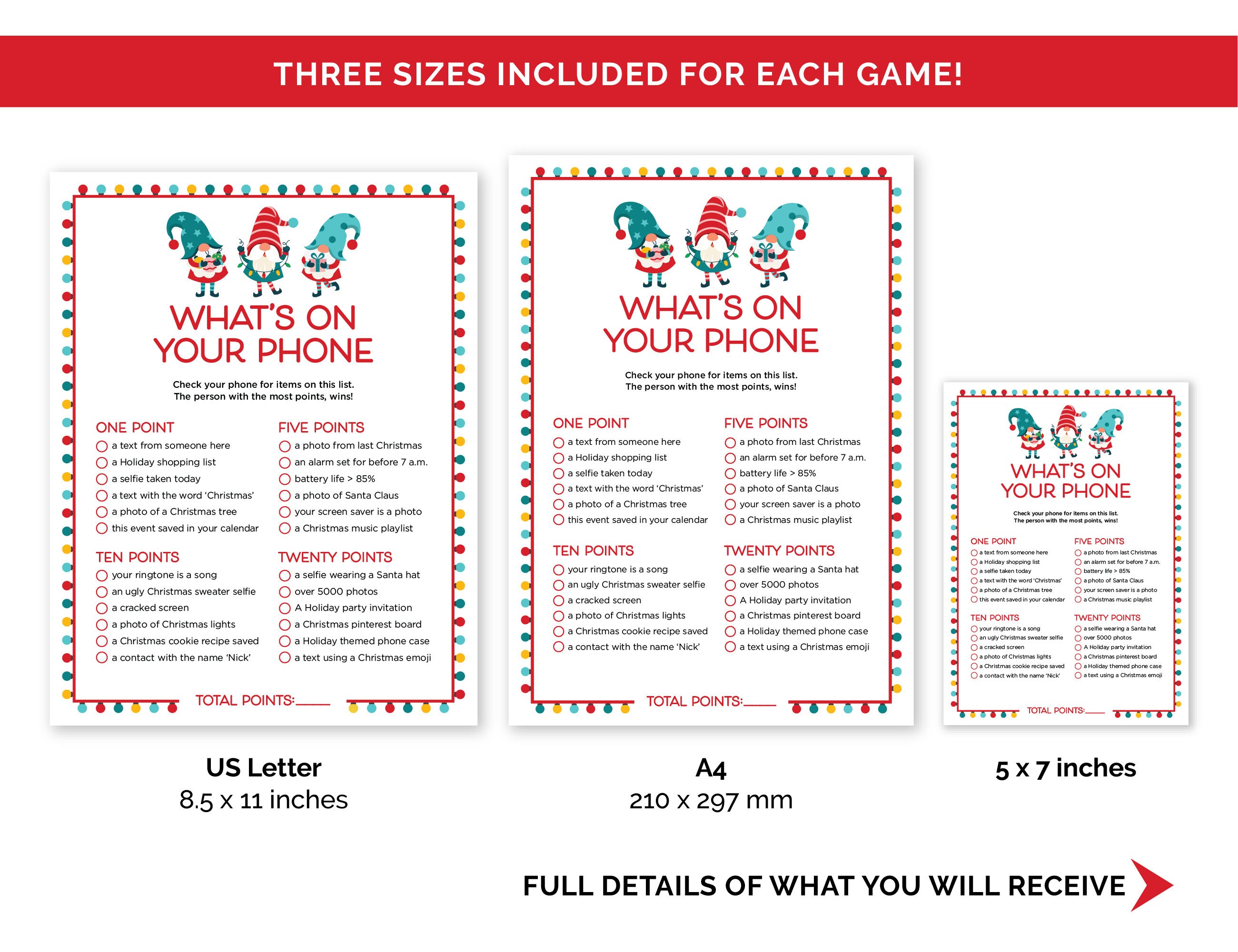 Christmas Games Bundle, Printable Christmas Games for Families, Holiday ...