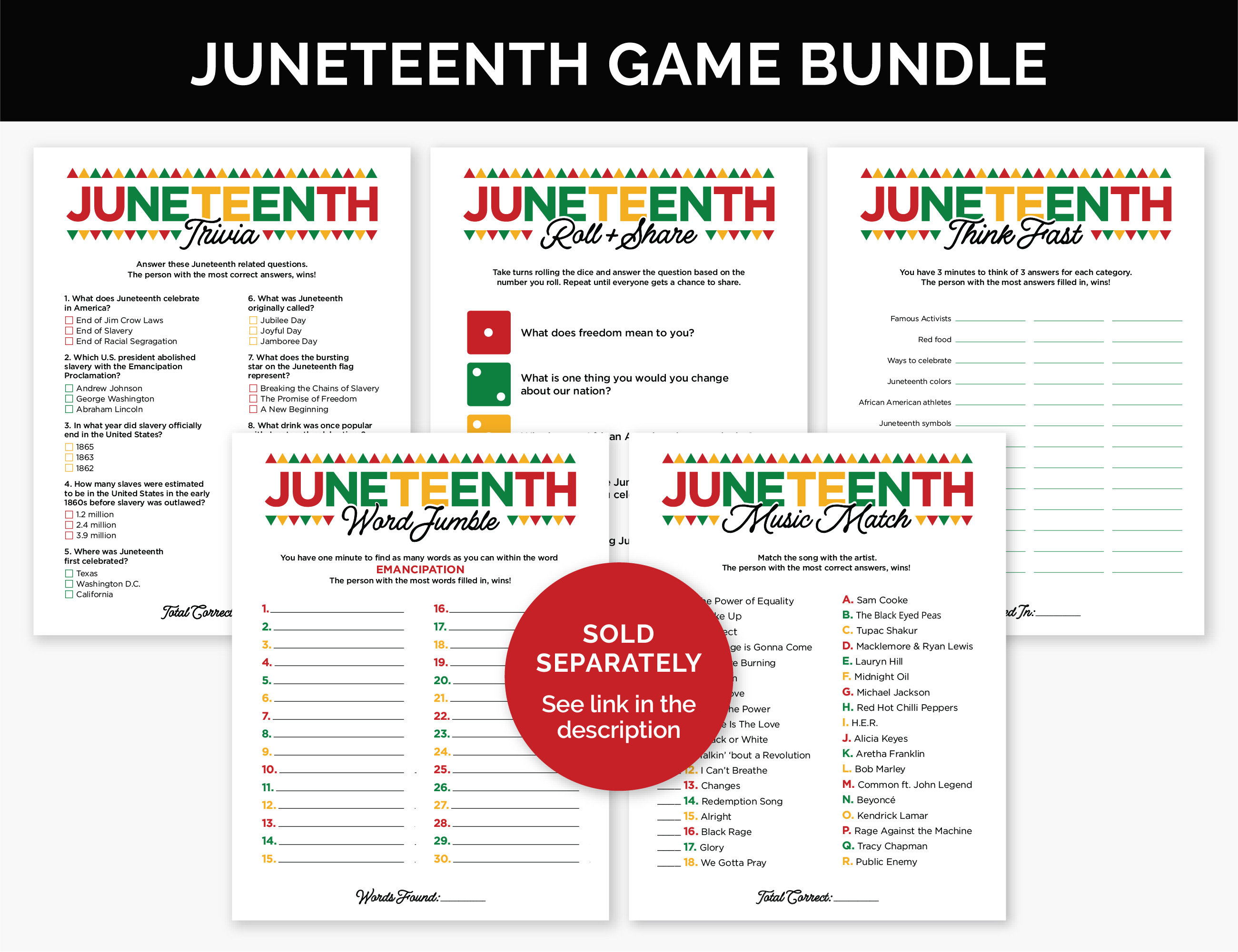 Juneteenth Kids Coloring and Activities Page Printable Kids - Etsy