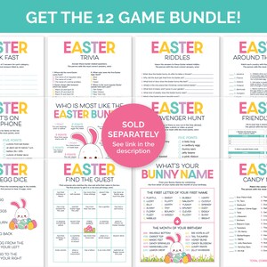 What's Your Bunny Name Game, Printable Easter Party Game for Kids and ...