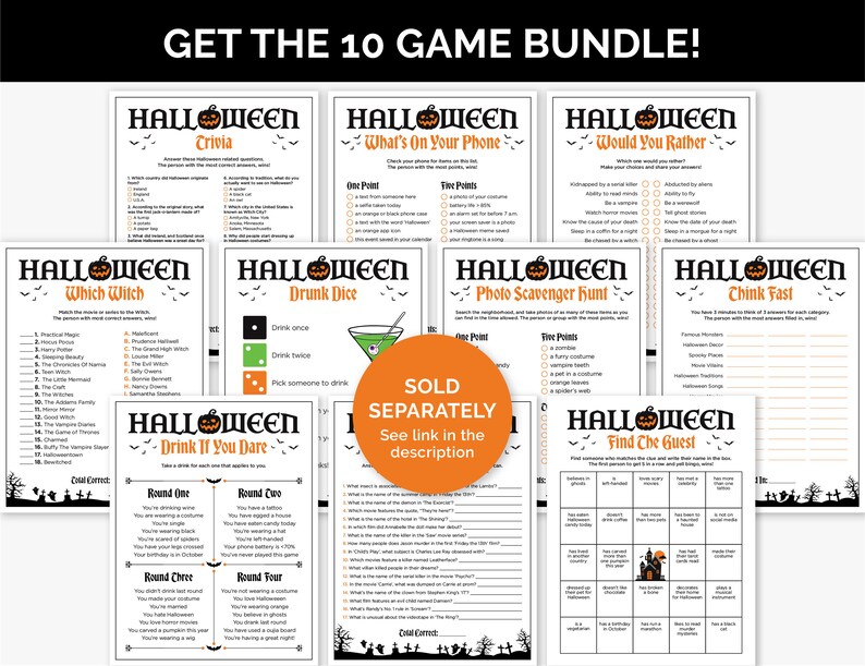 Editable Halloween Find the Guest Bingo Game, Icebreaker Game for a ...