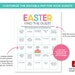 Editable Easter Find the Guest Bingo, Icebreaker Game for an Easter ...