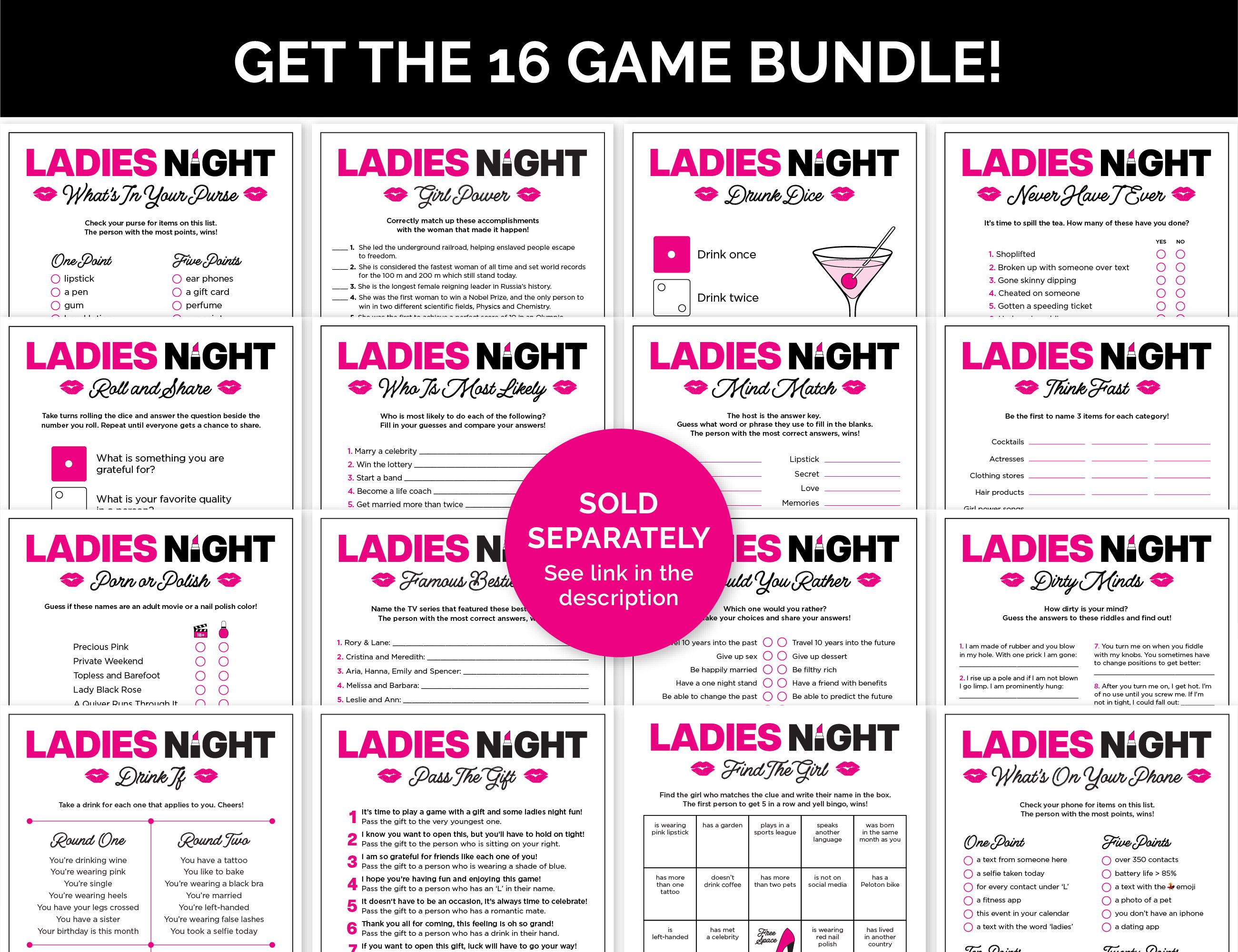 Ladies Night Pass the Gift, Pass the Present Party Game for a Girls ...