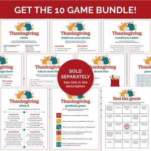 Thanksgiving Trivia Game, Printable Thanksgiving Quiz With Answers ...