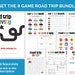Road Trip Scavenger Hunts for Kids, Printable Road Signs Game, Coloured ...