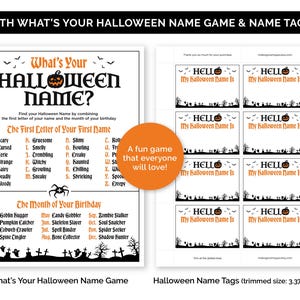 Halloween Party Games for Adults, Printable Games Bundle for a ...
