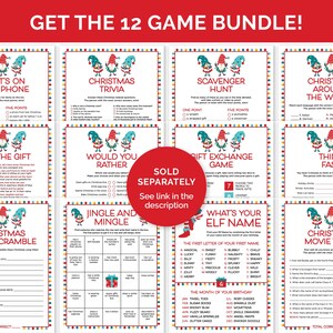 Editable Jingle and Mingle Bingo, Fun Icebreaker Game for a Holiday ...