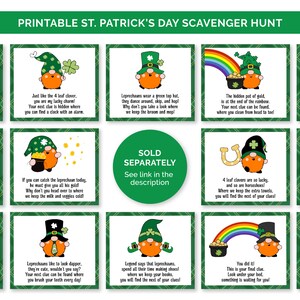 St. Patrick's Day Scavenger Hunt, Printable Find the Missing ...