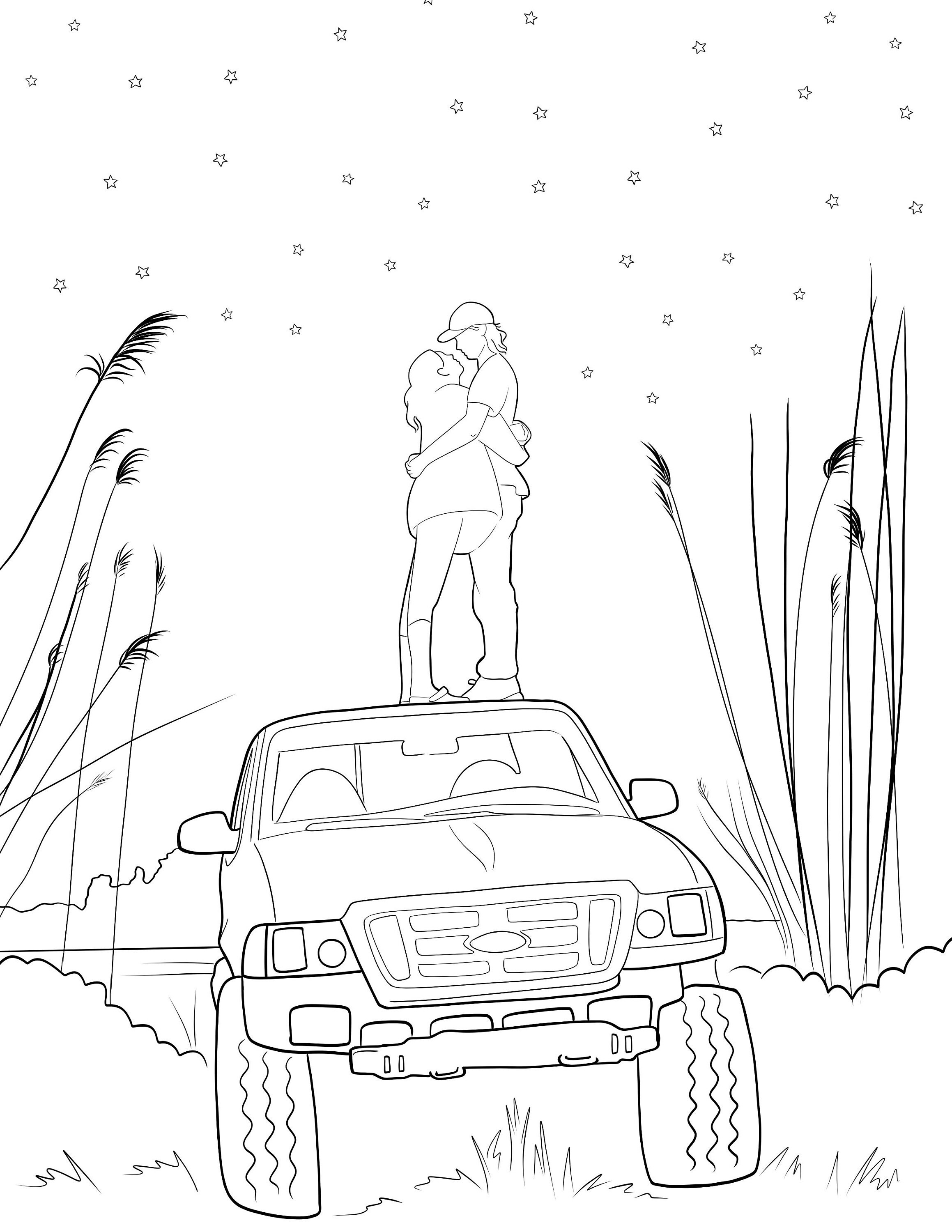 6 Custom Coloring Book Pages download - Etsy