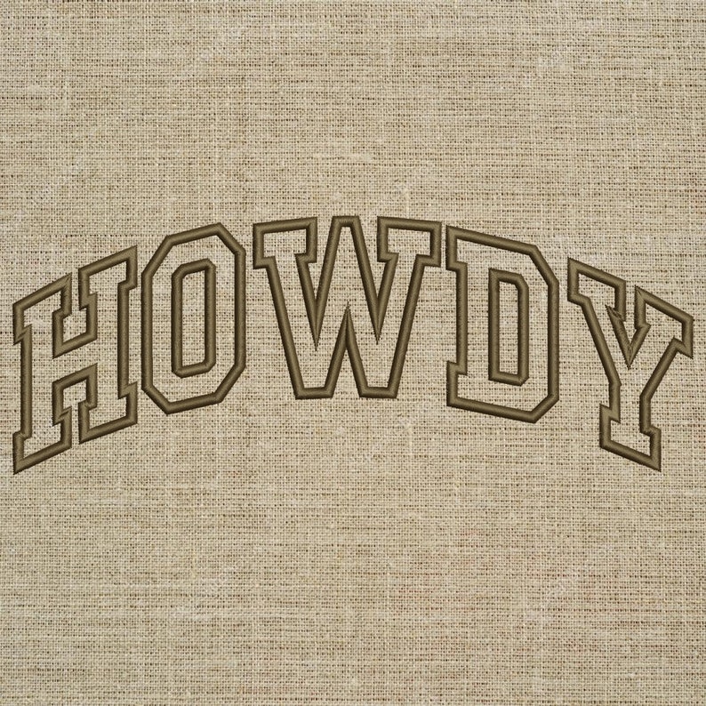 Howdy Embroidery Designs, Cowgirl Embroidery Design, Western Machine ...