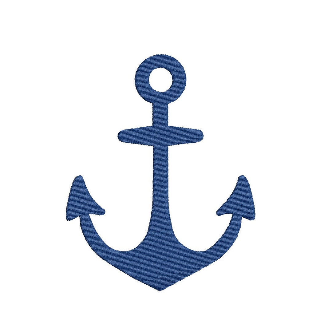 Anchor Embroidery Design. Mini Anchor Design. Silhouette Anchor ...