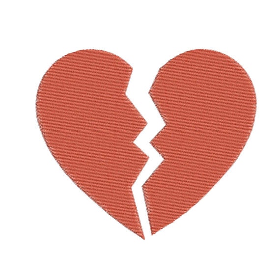 Broken Heart Embroidery Design. Mini Heart Embroidery. Love. - Etsy