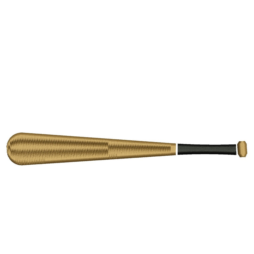 Baseball Bat Embroidery Design, Mini Baseball Bat. Softball Projekt ...