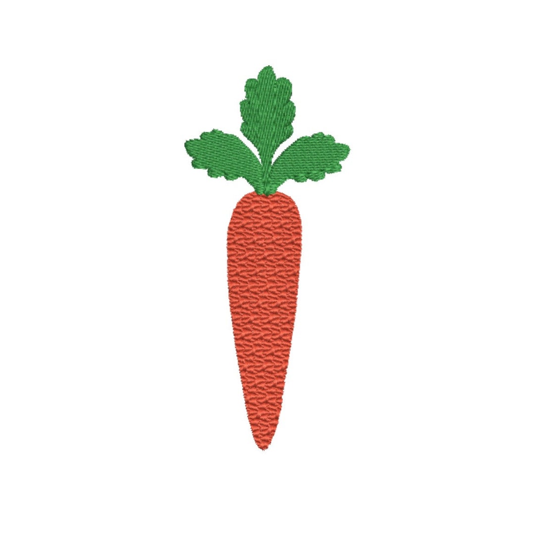 Carrot Embroidery Design. Mini Carrot. Machine Embroidery Design ...