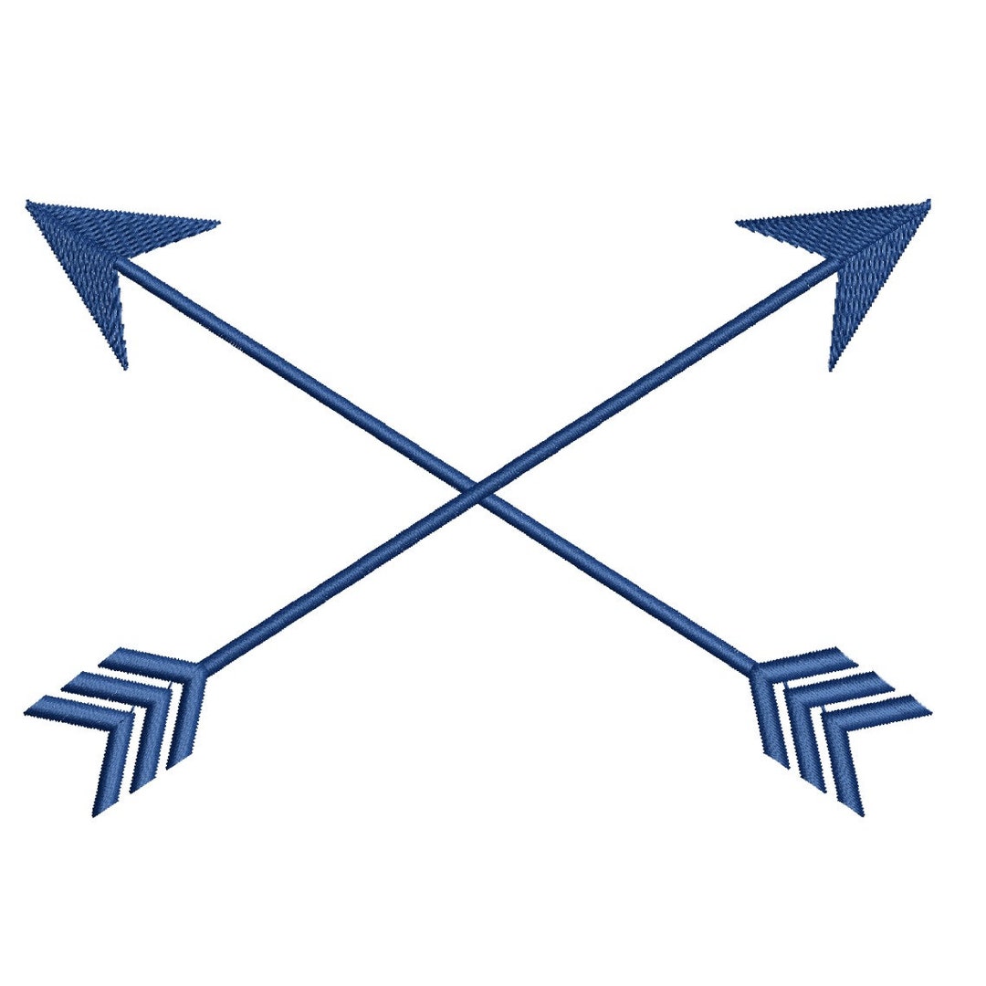 Arrow Cross Embroidery Design. Arrow Embroidery Design. Arrow Mini ...