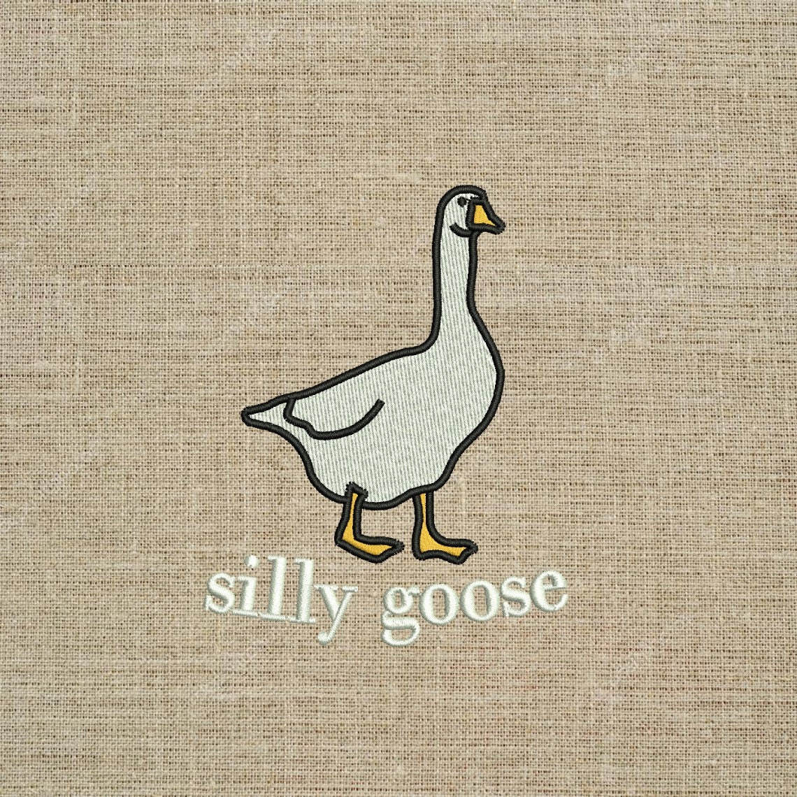 Mini Silly Goose Embroidery Design, Funny Embroidery, Meme Machine ...