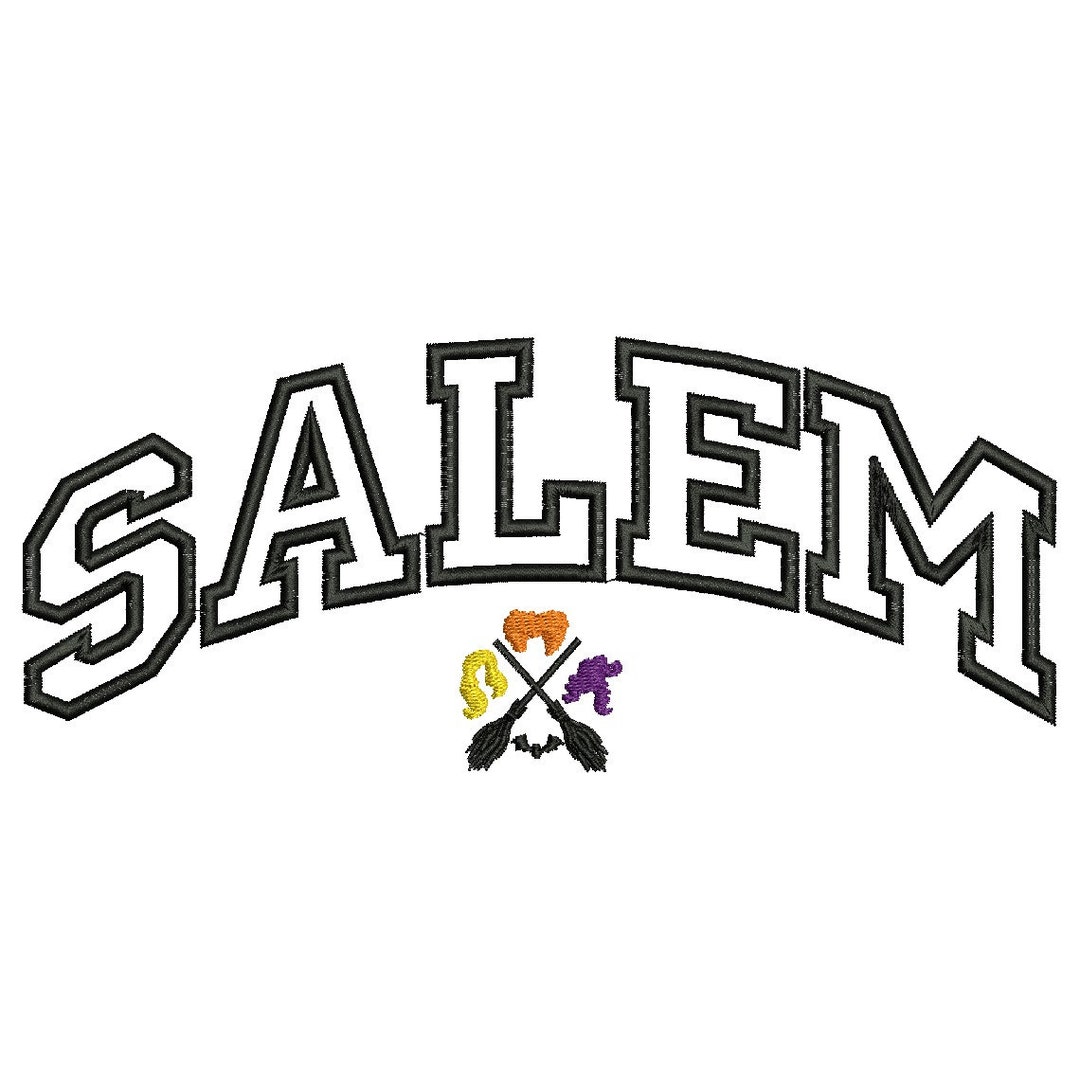 Salem Embroidery Designs, Sanderson Sister, Halloween Machine ...