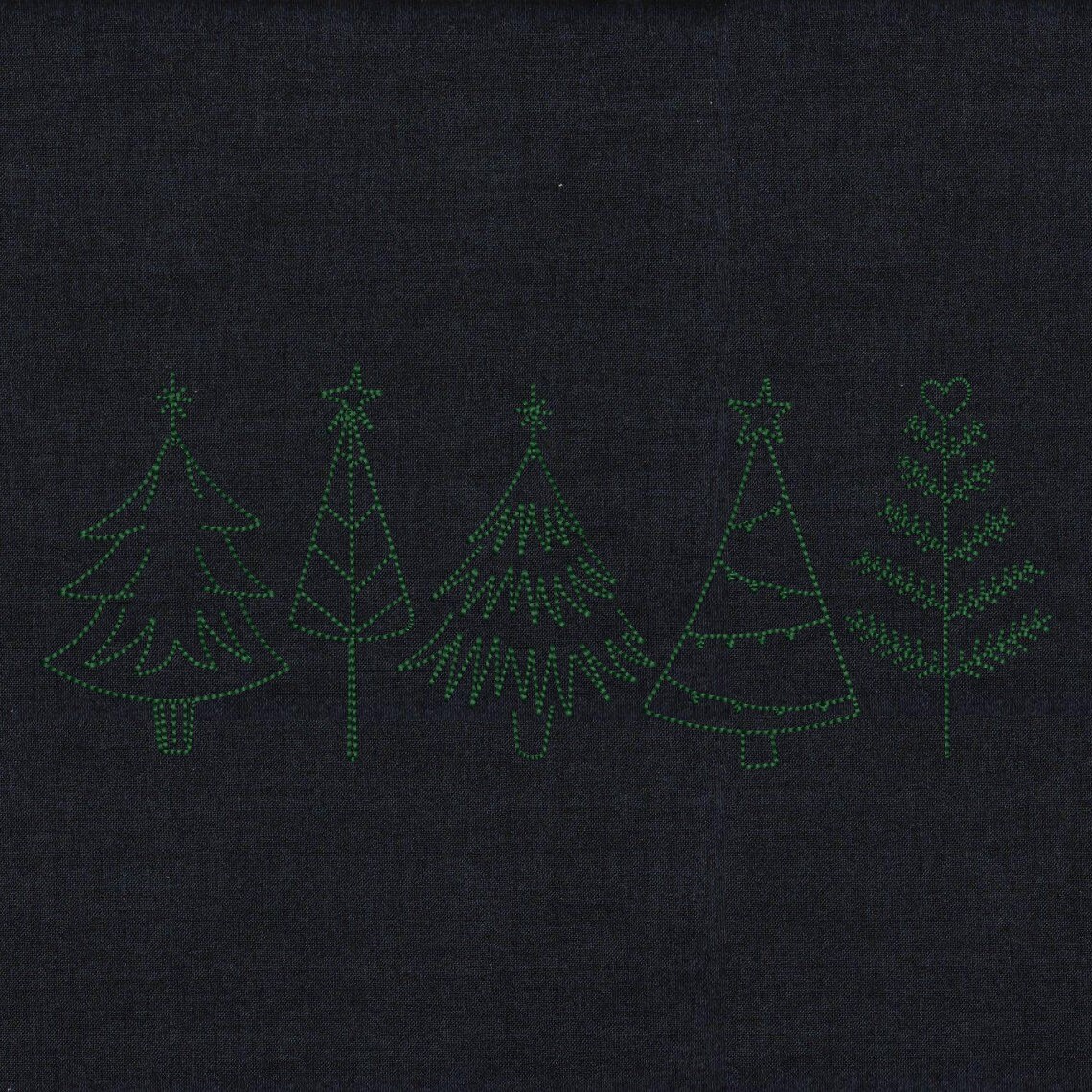 Christmas Trees Embroidery Designs Christmas Embroidery - Etsy