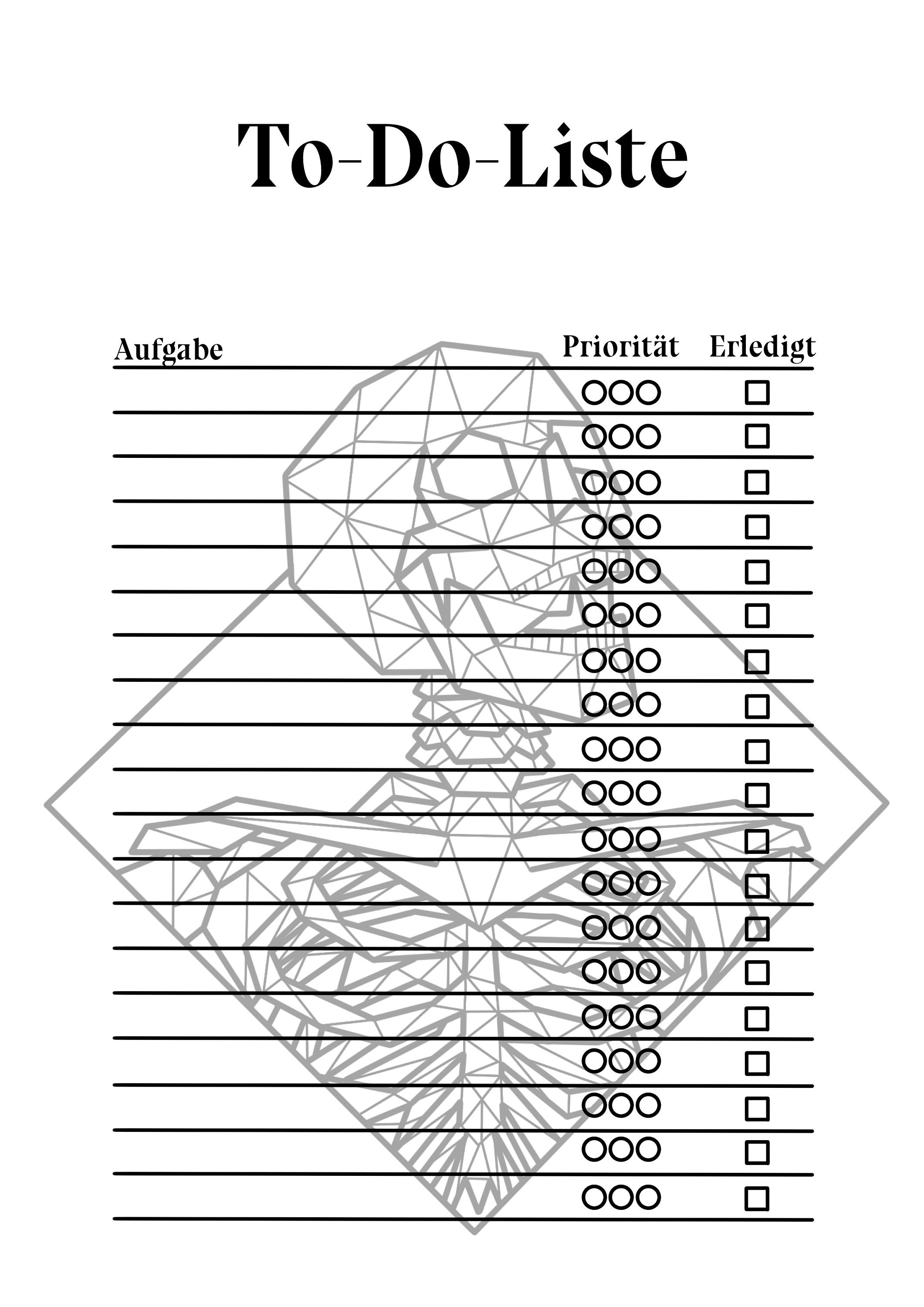 To-do List Skeleton - Etsy