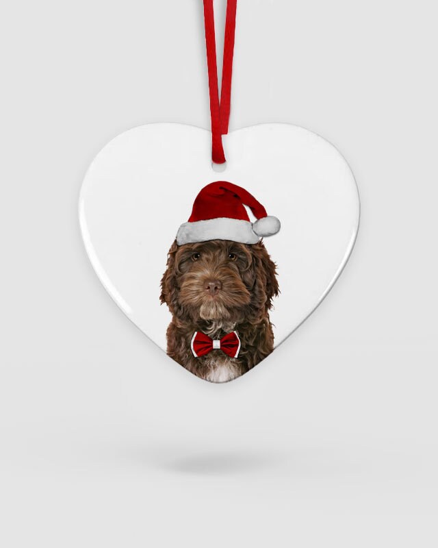 Personalised Chocolate Cockapoo Christmas Decoration Christmas Hanging ...