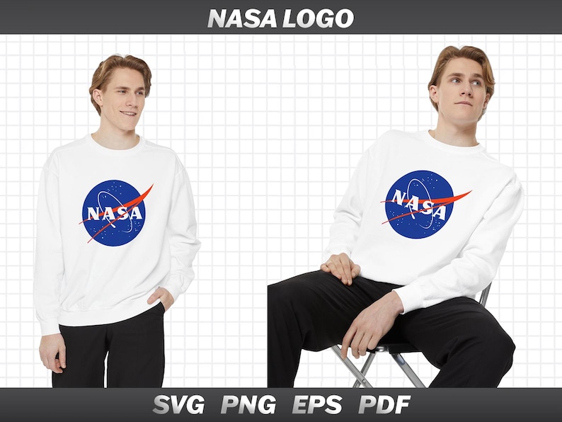 NASA Logo (.svg, .png, .pdf, .eps) Instant Download - Excellent Line Art Quality - Etsy Australia