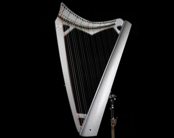33 String Athena Harpy Electric-acoustic Harp Silver - Etsy