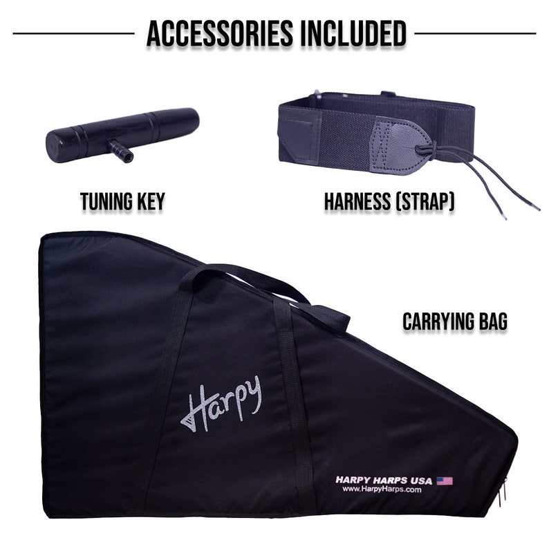 33 String Athena Harpy - Electric-acoustic Harp - Silver - Etsy