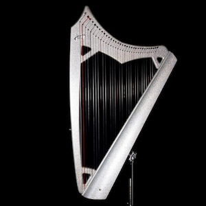 33 String Athena Harpy - Electric-acoustic Harp - Silver - Etsy
